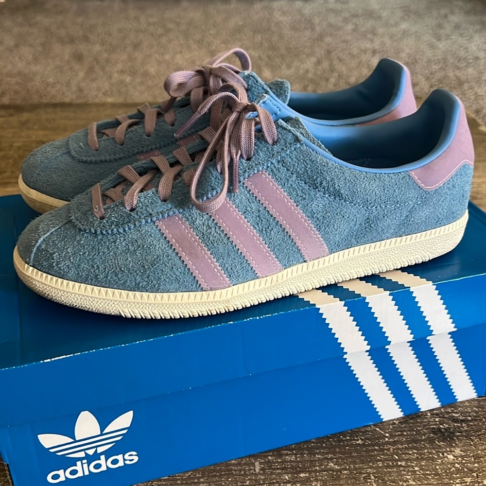 Adidas Blue Grass ‘Light Blue Purple Tint’ Sneakers - Gem